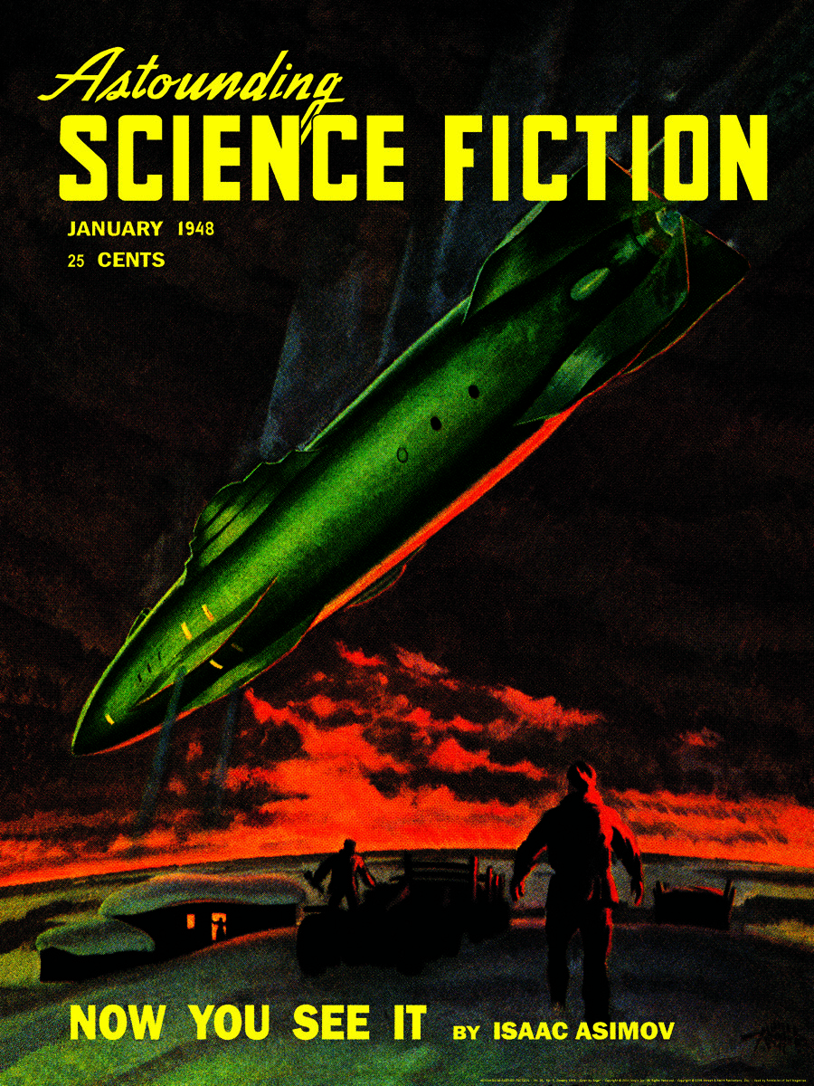 Pulp Cover Poster - Astounding Science Fiction V40, No 5, Jan 1948 ...