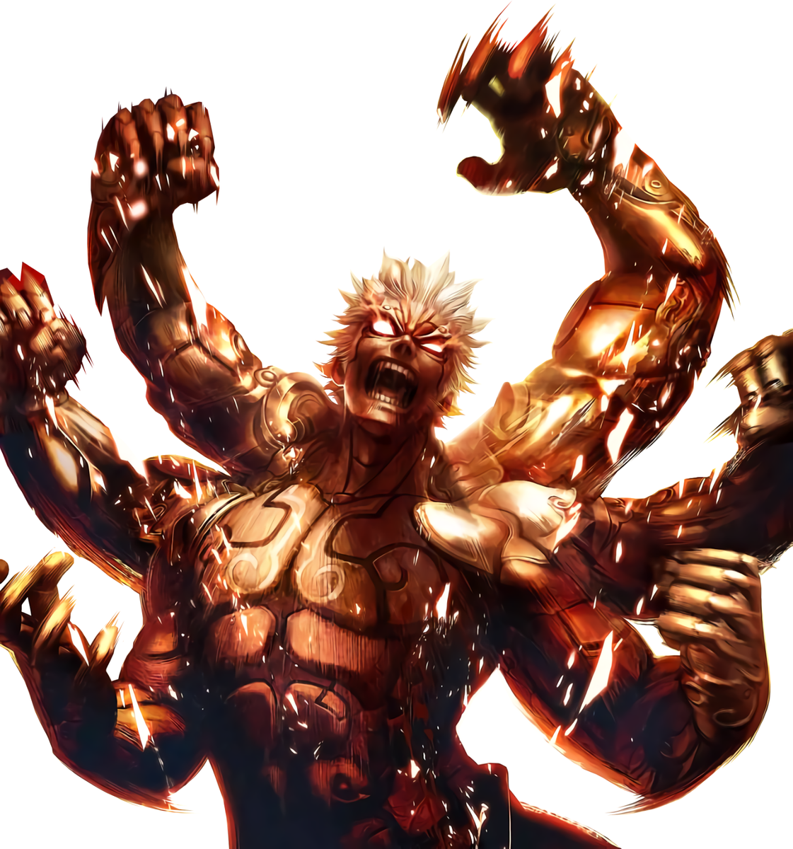 Download Asuras Wrath Wallpaper Epic Confrontation: The Asura's Wrath