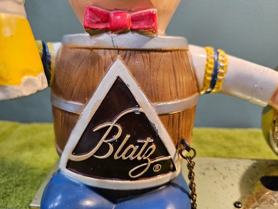 Vintage 1950 s Blatz Beer Light Sign Clock - Great Condition - Still ...