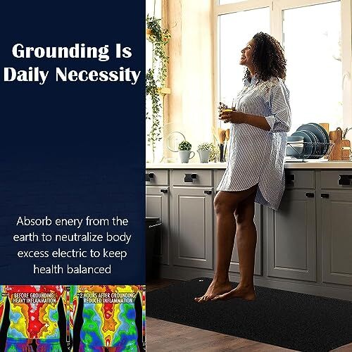 Grounding Mat, Universal Grounding Pad for Computer, Foot and Bed ...