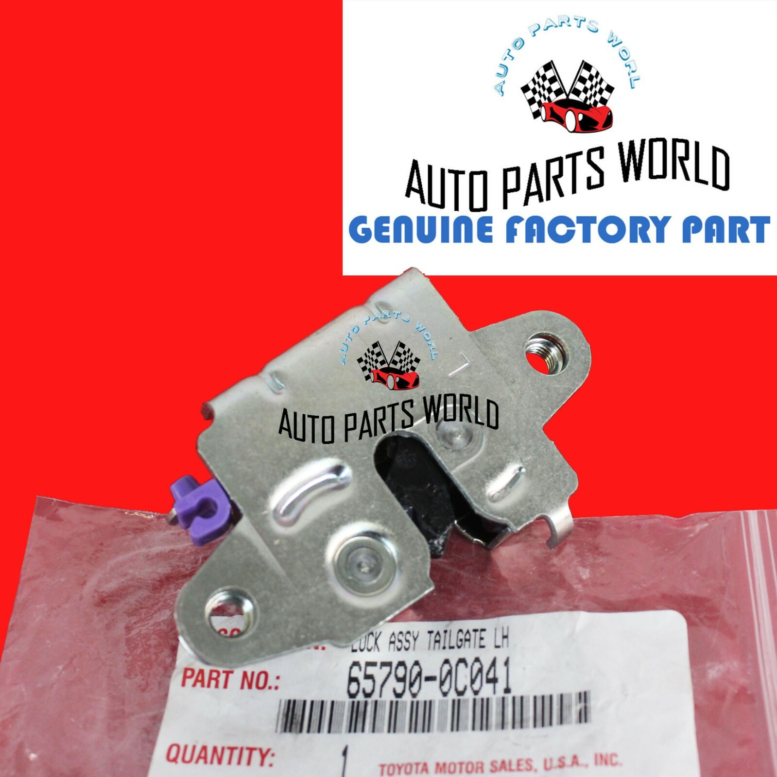 NEW GENUINE OEM TOYOTA 2007-2021 TUNDRA LEFT REAR TAILGATE LOCK 65790 ...