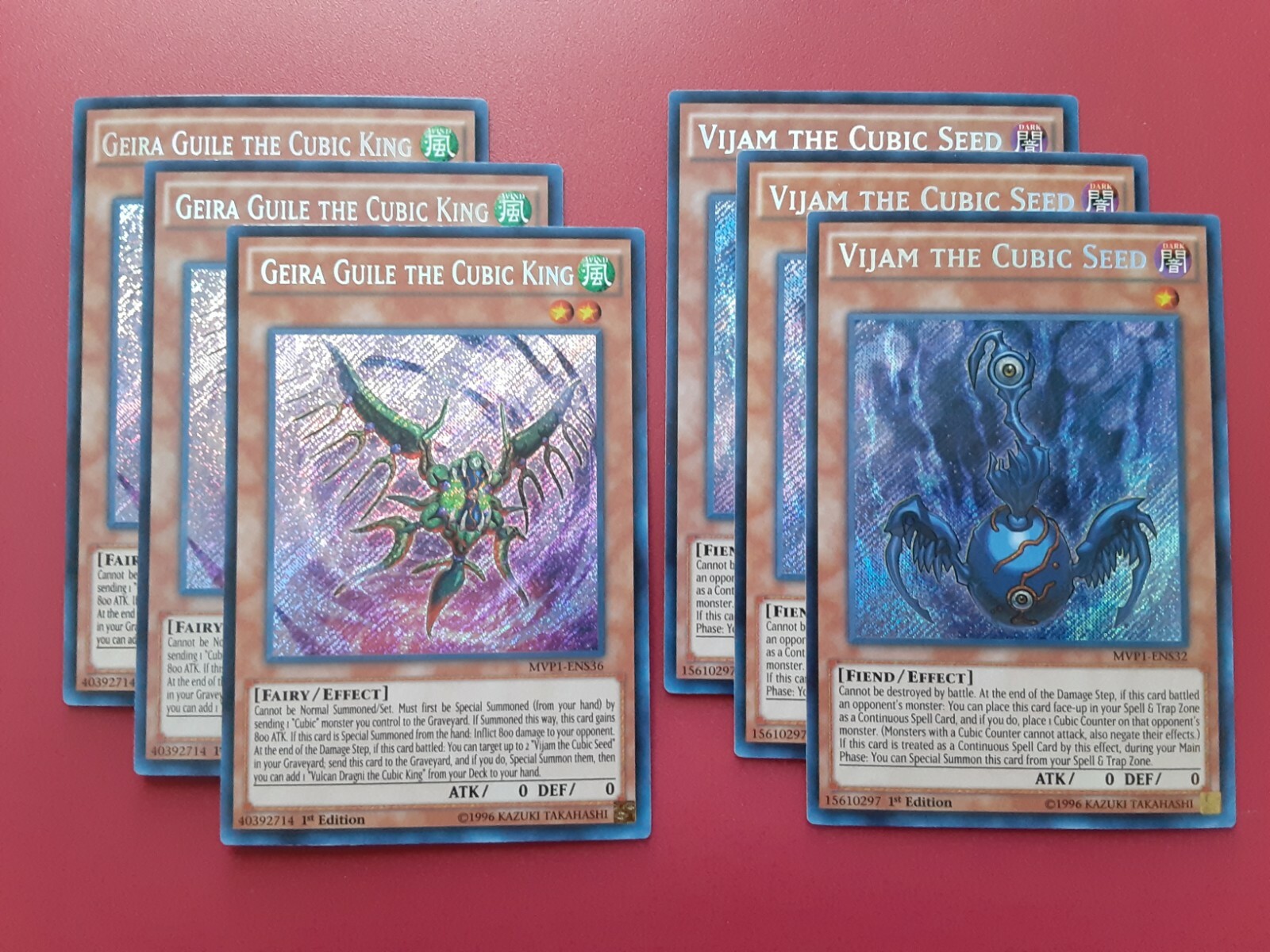 Yugioh Cubic Deck 45 Card SECRET RARE Karma Complte Budget Tournament ...