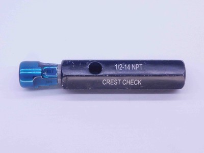 1/2 14 NPT 6 STEP PIPE THREAD PLUG GAGE .5 .50 N.P.T. NATIONAL TAPER ...