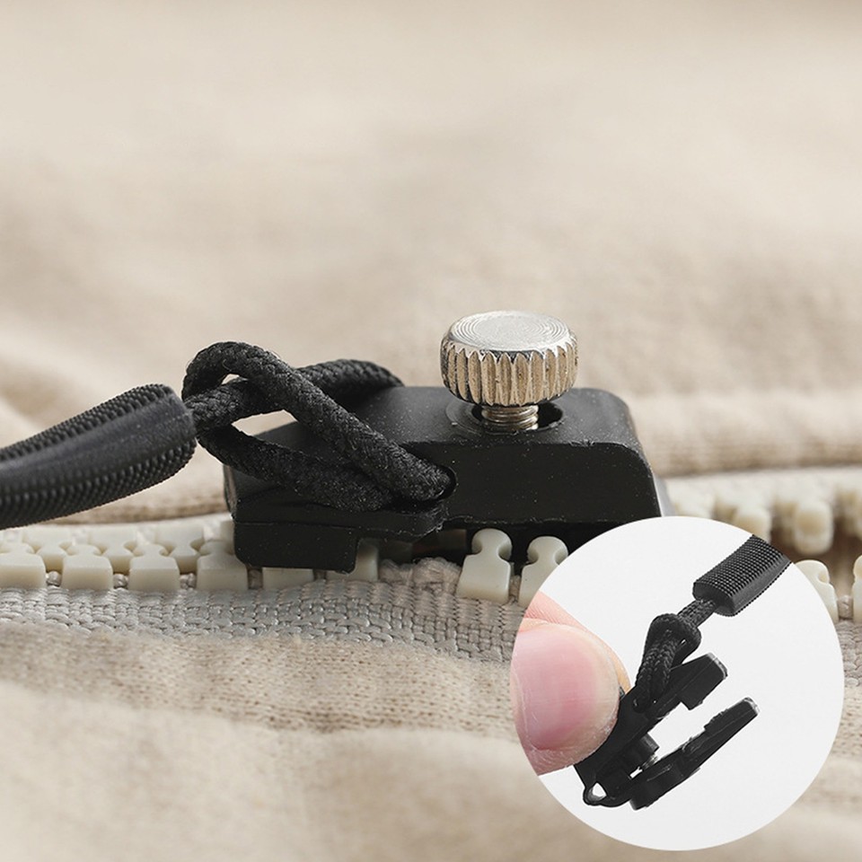 12pcs Universal Quick-Fix Zipper Repair 12 Pack Detachable Slider ...