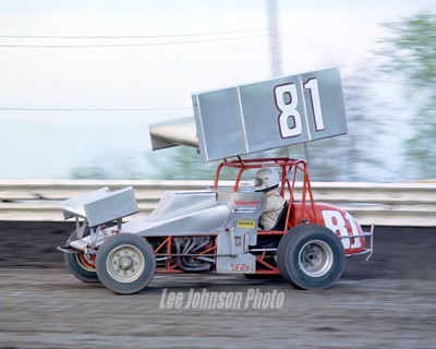 1981 Lee Osborne 4x6 print Dirt Sprint Car Racing - Free Shipping | eBay