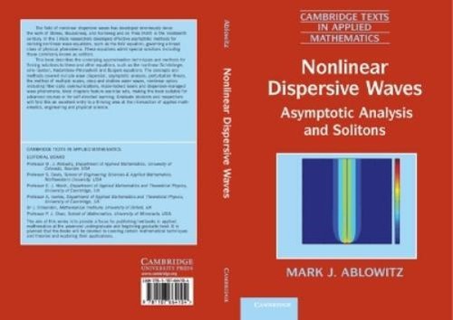 Mark J. Ablowitz Nonlinear Dispersive Waves (Poche) | eBay