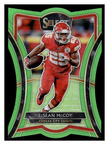 LESEAN MCCOY 2019 SELECT LIME GREEN DIE CUT 49/49 165 | eBay