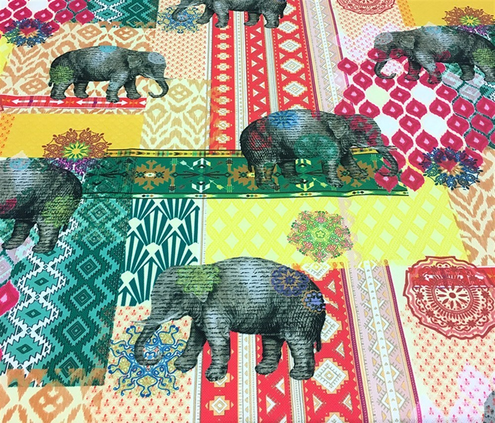 Elephant Print Fabric