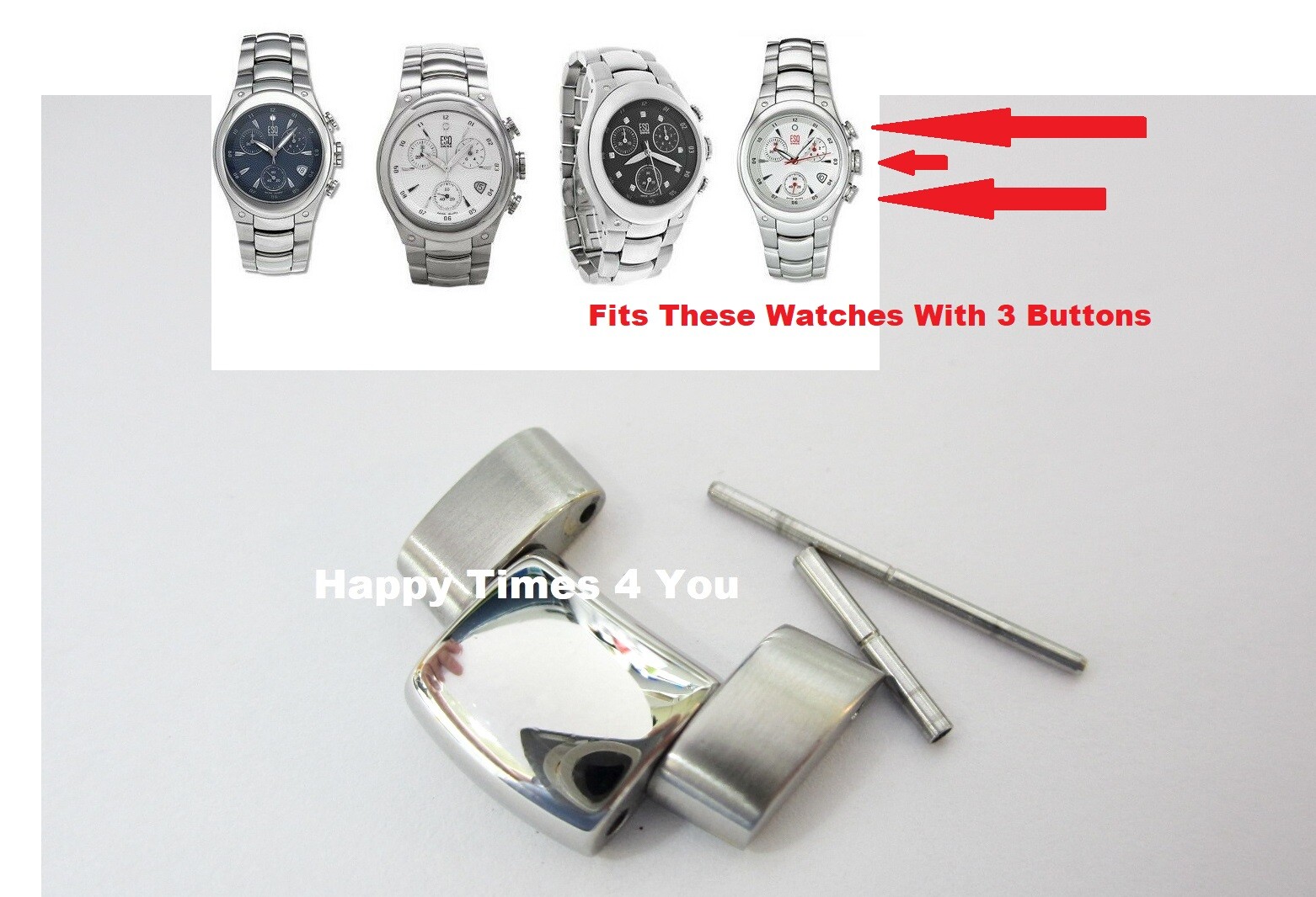 ESQ Centurion Chronograph Watch Sizing Link | eBay