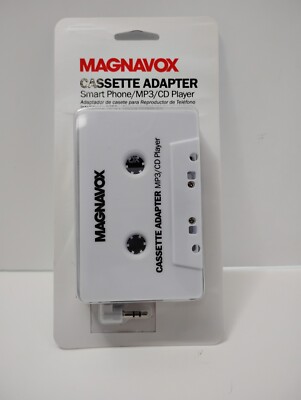 Magnavox Cassette Adapter - Smart Phone/MP3/CD Player to 3.5mm Adapter ...