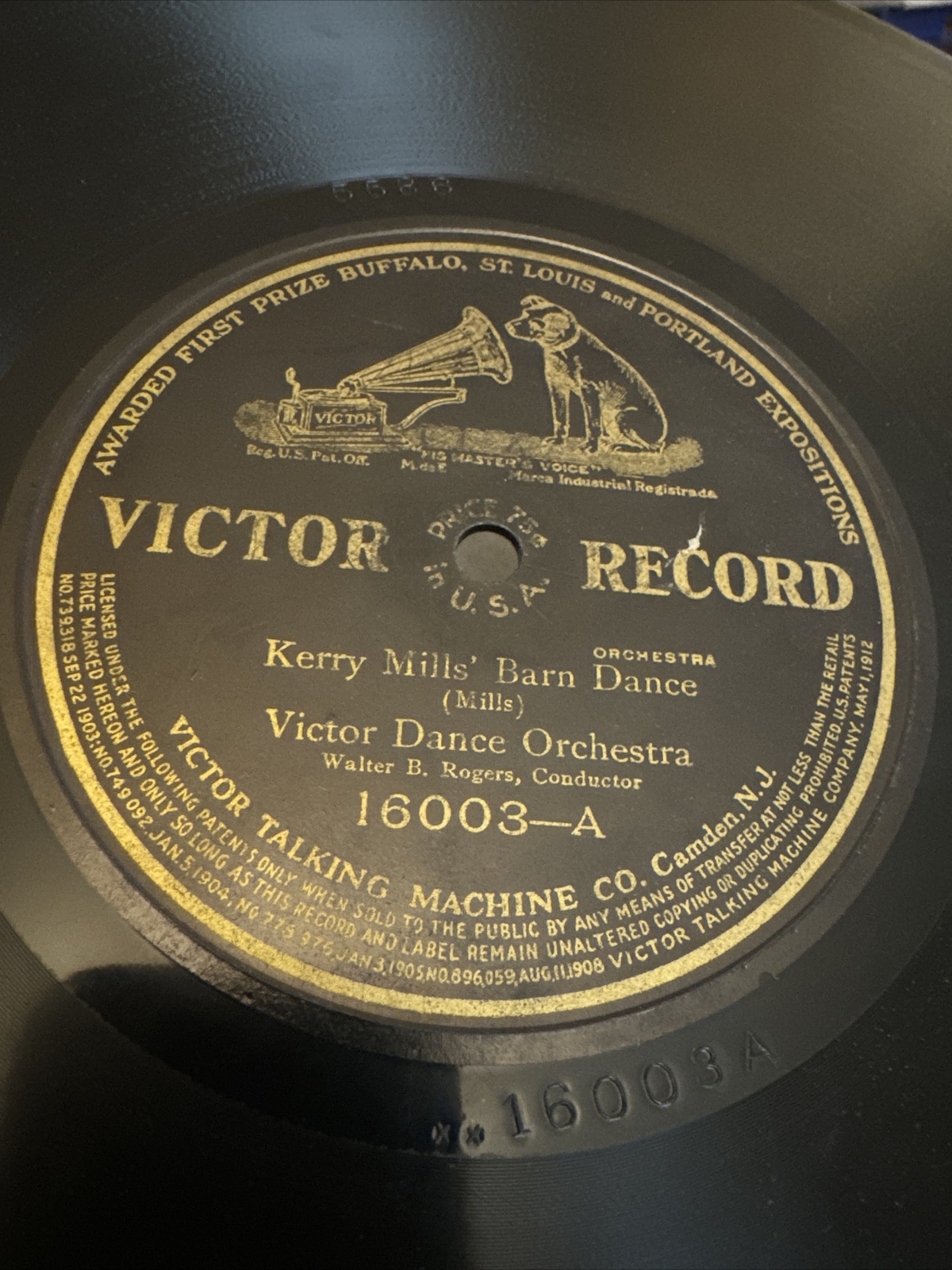 Victor 78 RPM Dance Orchestra / Arthur Pryor’s Band - Virginia Two Step ...