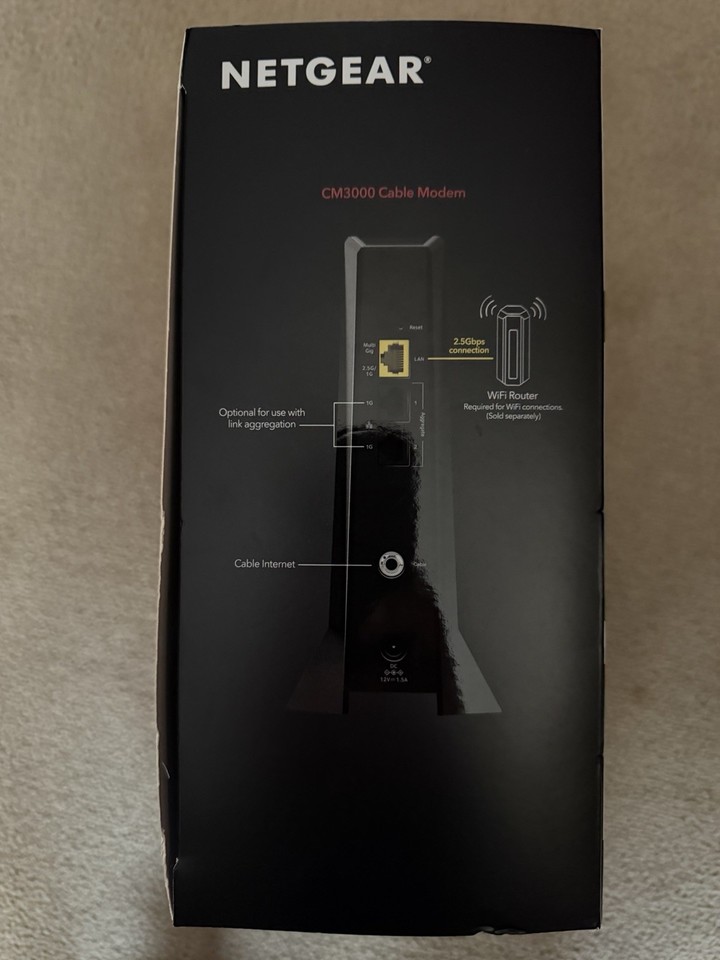 New Netgear Nighthawk CM3000 DOCSIS 3.1 Mid/high-Split Cable Modem | eBay