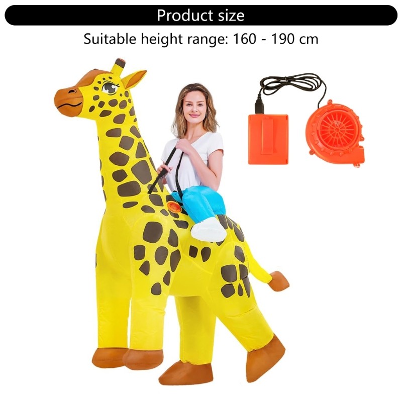 Rideable Animal Inflatable Suit For Adults 160-190cm Carnivals Cosplay ...