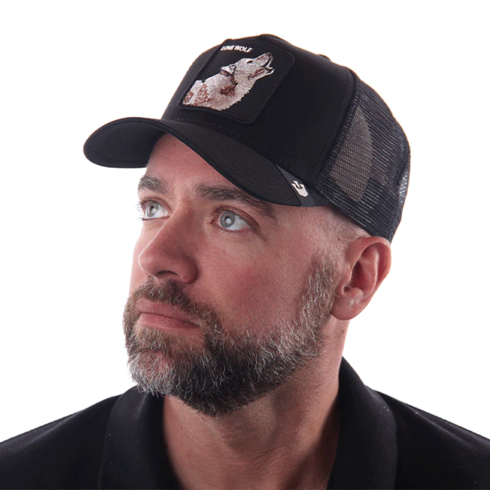 Goorin Brothers Lone Wolf Trucker - Black | eBay