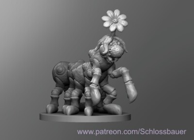 Wiggler Bug Insect Monster Manual 28mm Scale DND D&D Mario Tabletop ...