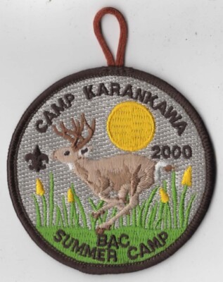 2000 Camp Karankawa Summer Camp BSA Patch BROWN Bdr. [CA4046] | eBay