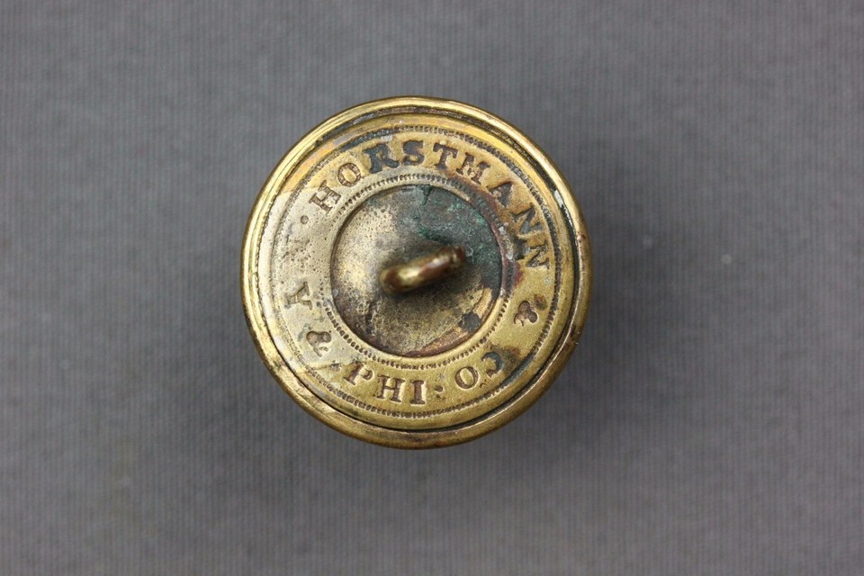 Civil War Pennsylvania State Seal Coat Button Horstmann & Co. NY & PHI ...
