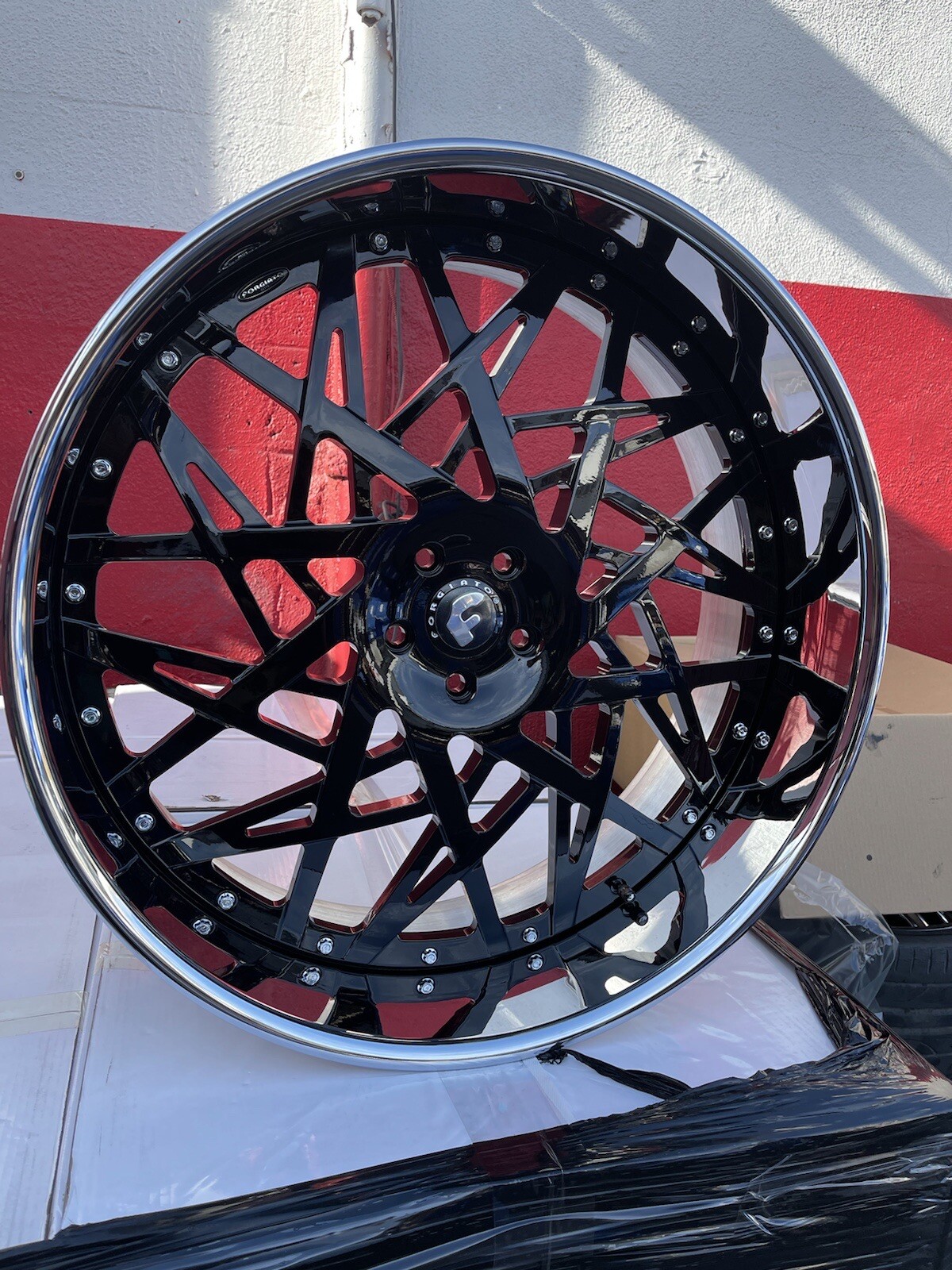 26x9-10 FORGIATO PASTICCIO OLD SCHOOL IMPALA CUTLASS CAPRICE WHEEL TIRE ...