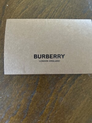 Authentic Burberry London Empty Brown Envelope Card/Receipt ...