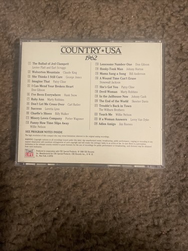 Time Life Country USA 1962 CD 24 Tracks Very Good! | eBay