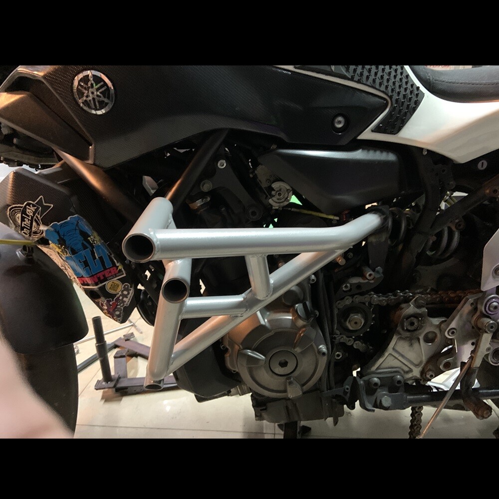 Yamaha MT07 / FZ07 Stunt Crash Cage Motorcycle Motors Subcage Part ...