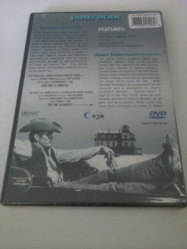 The James Dean Story (DVD 1999,) Martin Gabel, James Dean, Lew Bracker ...