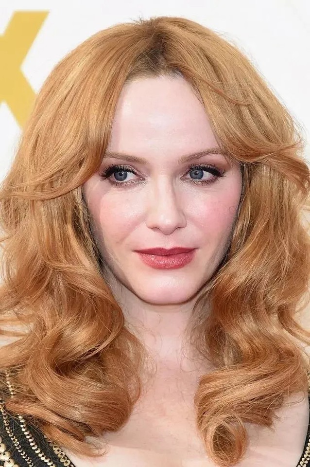 Christina Hendricks Blonde Red Lips Headshot 8x10 PHOTO PRINT | eBay
