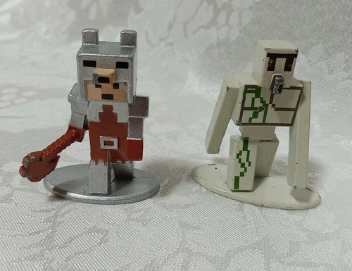 2 Minecraft Mini Metal Auction Figures | eBay