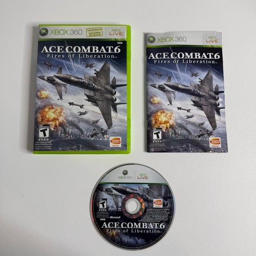Ace Combat 6: Fires of Liberation (Xbox 360) Game Complete w/ Manual ...