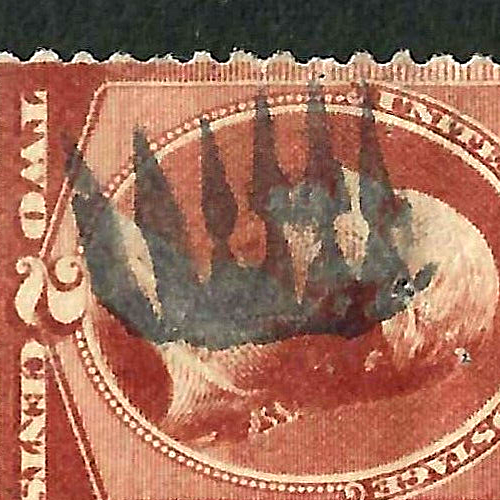 Sc #210 SON FINNIAL Scarce Fancy Cancel 2 Cent Washington Banknote 1883 ...