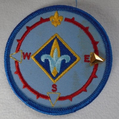 BSA Boy Scouts of America Webelos Compass Point Emblem 3" Patch & Arrow ...