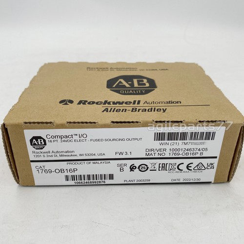 Allen Bradley 1769-OB16P AB Compact I/O 16 Pt 24VDC Output Module NEW ...
