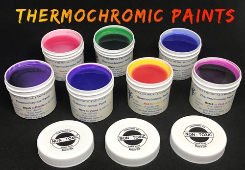 Color Changing Thermochromic Paint Temperature Activated Heat Sensitive ...