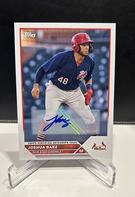 Joshua Baez - Base Auto Autograph - 2023 Topps Pro Debut MLB | eBay