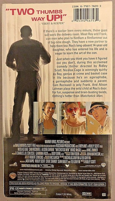 Matchstick Men (VHS, 2004) for sale online | eBay