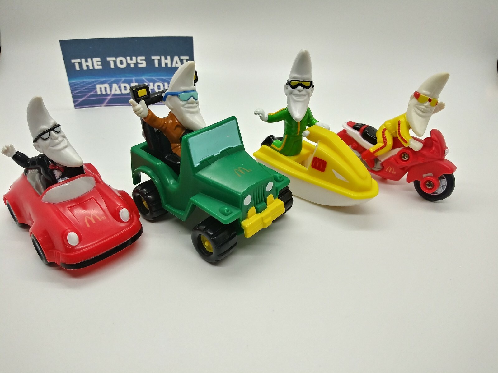 Vintage 1988 McDonald's Mac Tonight Cars / Vehicles Lot Of 4 | eBay