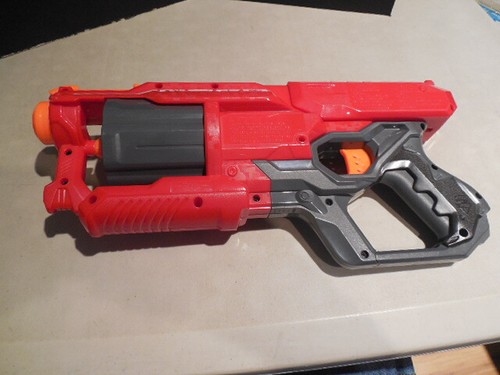 Nerf N-Strike Elite Mega Cycloneshock Toy Gun Pistol 2013 Red C-031G ...