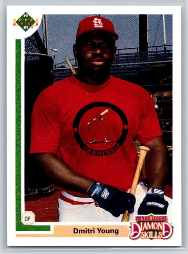 1991 Upper Deck Final Edition Dmitri Young Rookie St. Louis Cardinals RC #7F | eBay