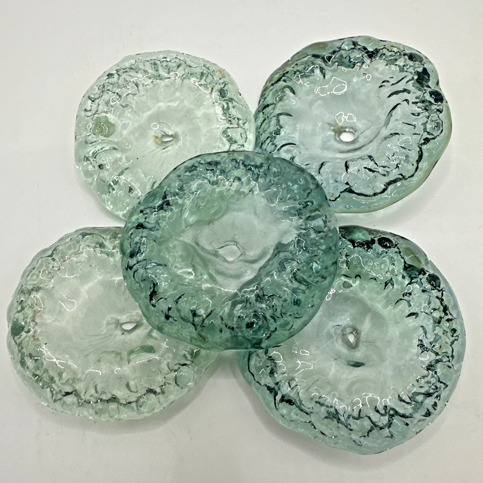 Lot of 20 Antique Mix Color Hand-Blown Rosettes Crystal Chandelier Lamp ...