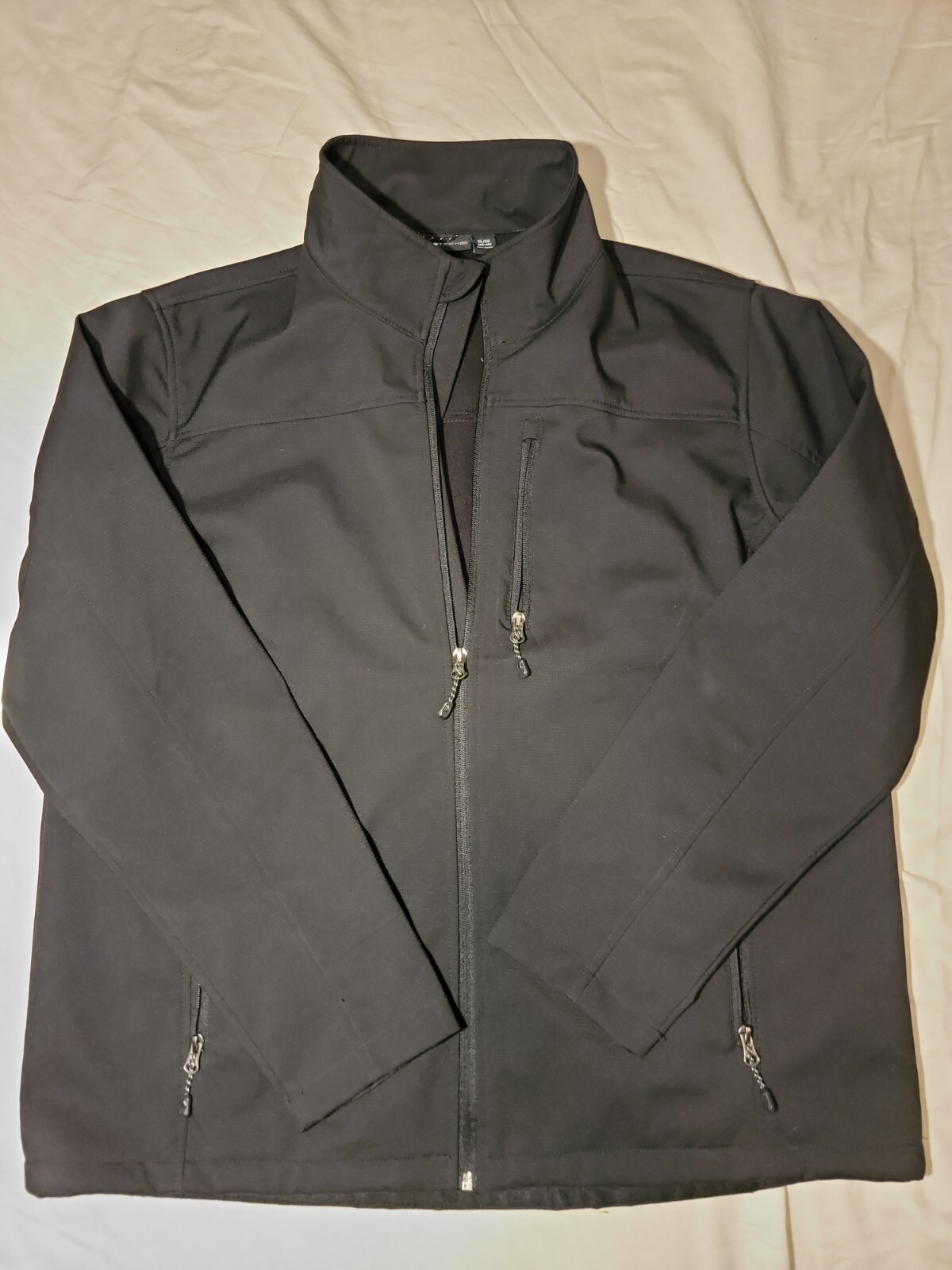 Swiss Tech Full Zip Black Jacket Men's Size XL (46-48… - Gem