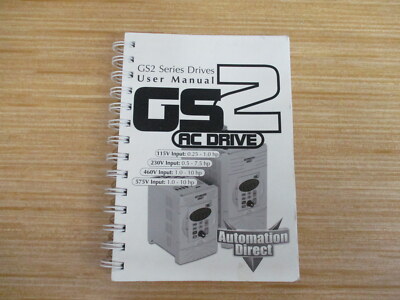 Automation Direct GS2-M GS2 Series AC Drive User Manual | eBay