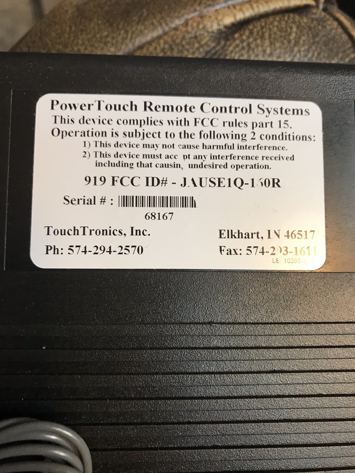 POWER TOUCH REMOTE CONTROL SYSTEM 919 9 CHANNEL RV CAMPER TRAILER NEW ...