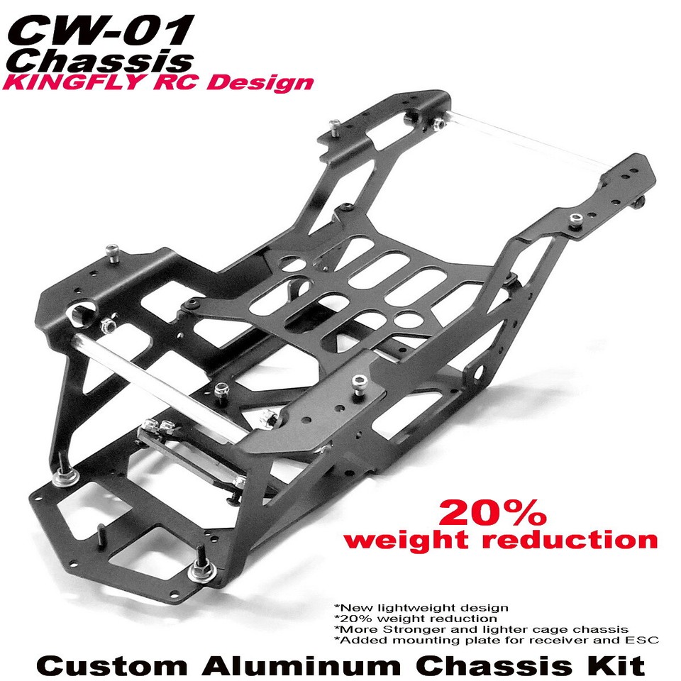 Aluminum Chassis for TAMIYA 1/10 Grasshopper/DT-04/SRB/ORV/CW-01/WILD ...