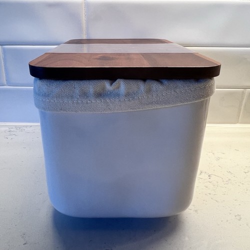 Rae Dunn LOAF Bread Box Ceramic Container With Liner Lid | eBay