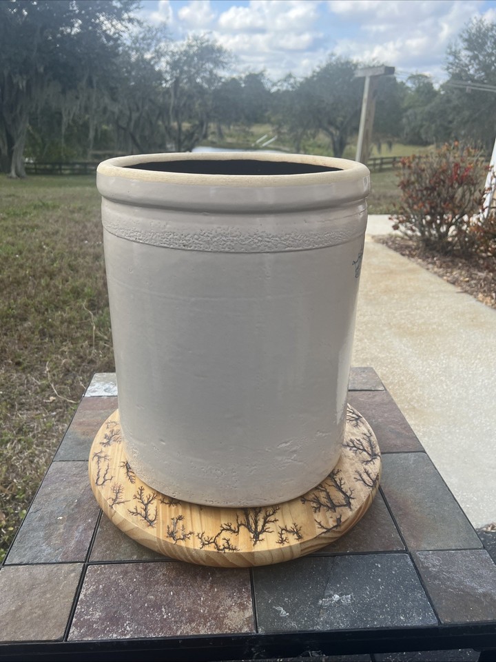 Vintage Robinson Ransbottom 8 Gallon Crown Crock USA – Blue Crown ...