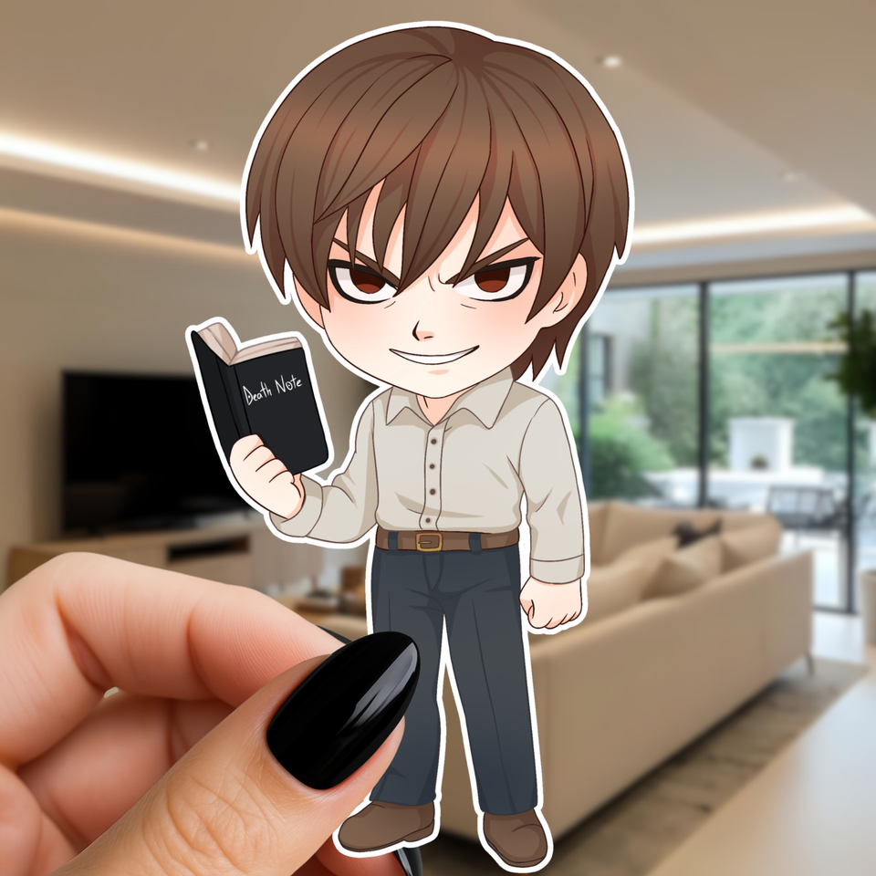 Light Yagami - Anime - Sticker or Magnet - Death Note - UV Protection ...