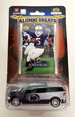 Upper Deck Alumni Greats Larry Johnson Penn State Card and Diecast ...