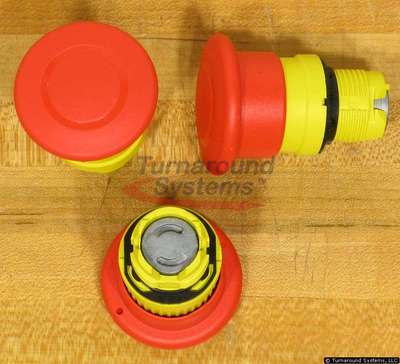 Telemecanique ZB5AT84 Mushroom Button Operators, Push/Pull Maintained ...