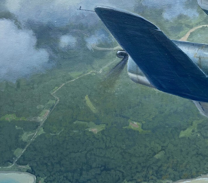 Original Aviation Art: F4U-1 Corsair flown by Marion Carl original oil ...