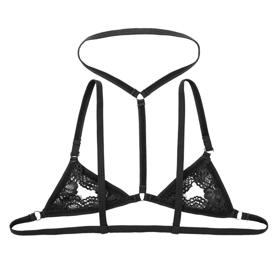 Sexy Men's Training Bra Sissy Male Mini Bras Tops Underwear Triangle ...